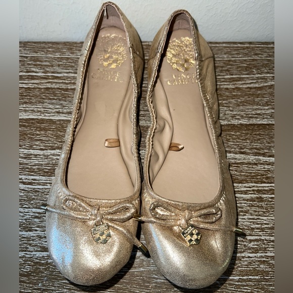 Vince Camuto | Shoes | Vince Camuto Eryn Ballet Flat Shoes Champagne ...